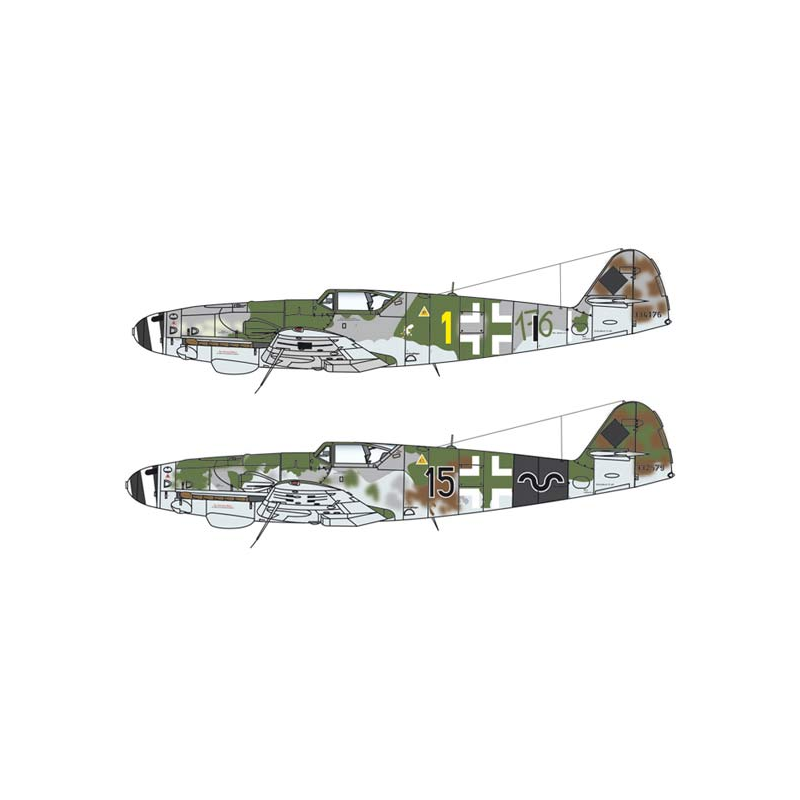 Messerschmitt Bf109K-4 1/48 - Italeri